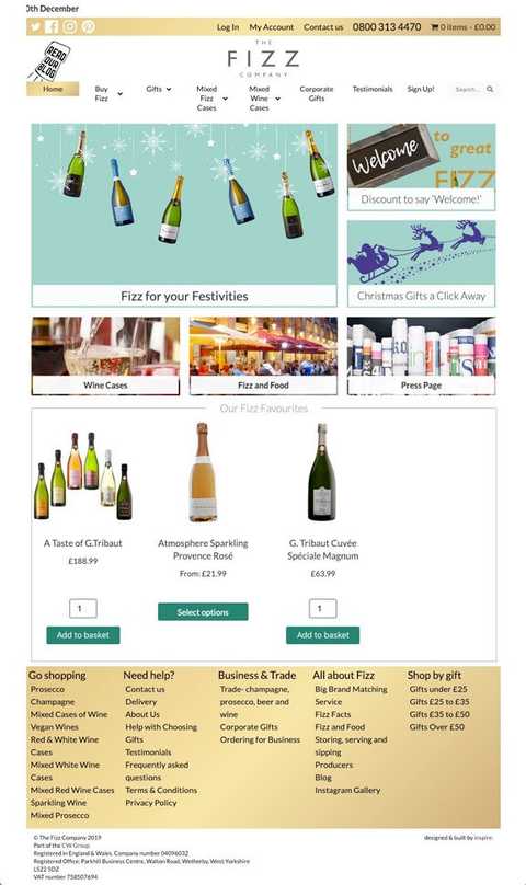 The Fizz Company SEO & CRO Case Study | Edge45®